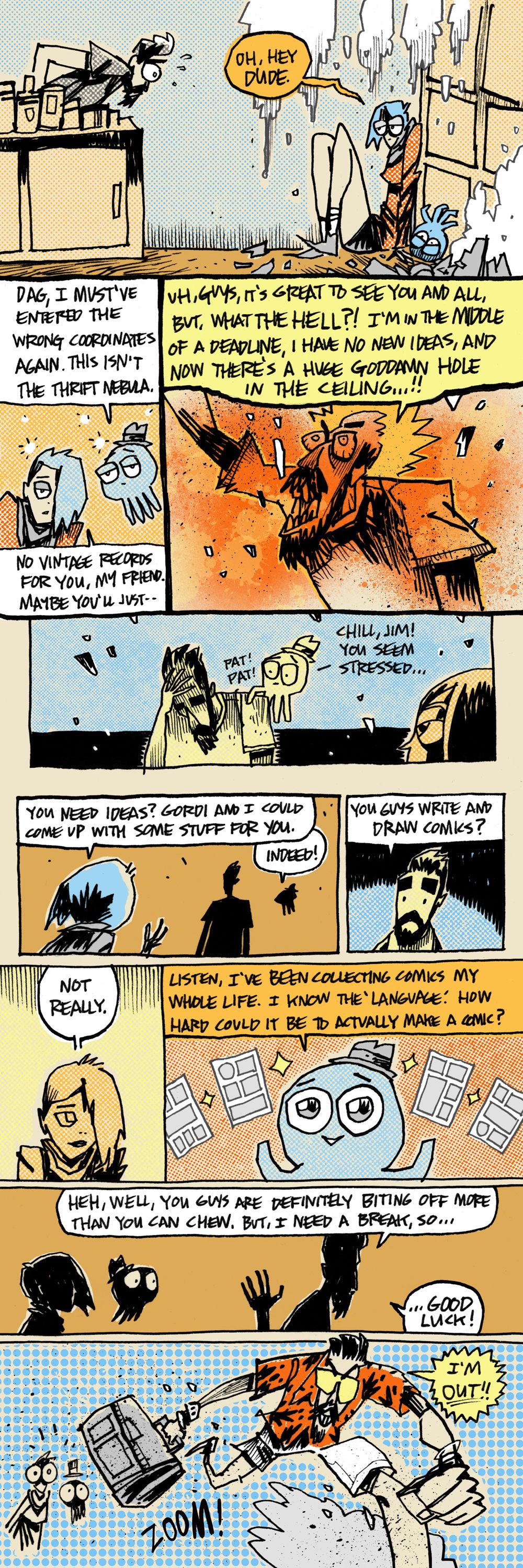 SOME IDEAS MIGHT NOT BE GREAT IDEAS | GRRL SCOUTS: DELUXE by Jim Mahfood