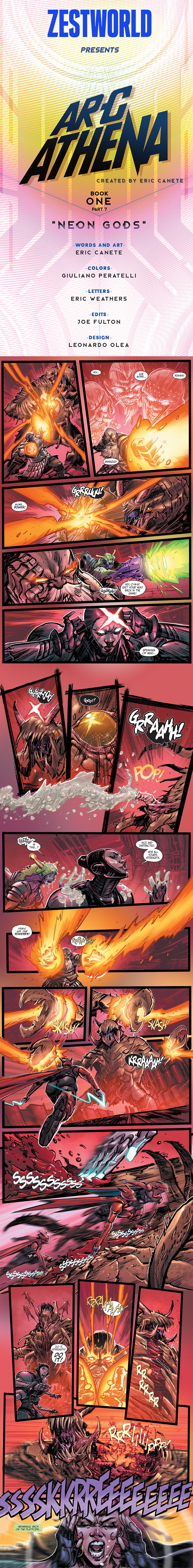 NEON GODS, Book 01 : Part 07 | ARC ATHENA by Eric Canete