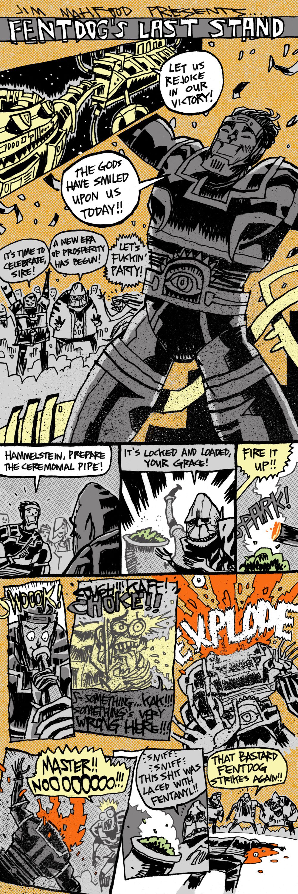 FENTDOG'S LAST STAND | GRRL SCOUTS: DELUXE by Jim Mahfood